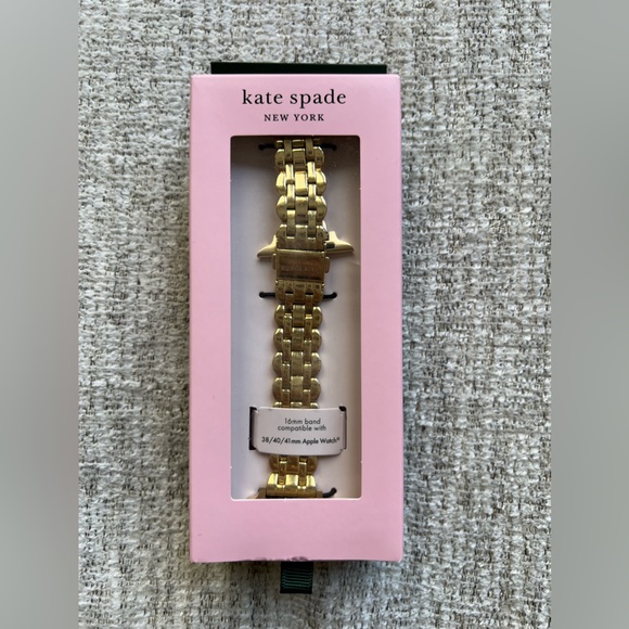 Kate Spade Gold Apple Watch Band at Isla Lascelles blog